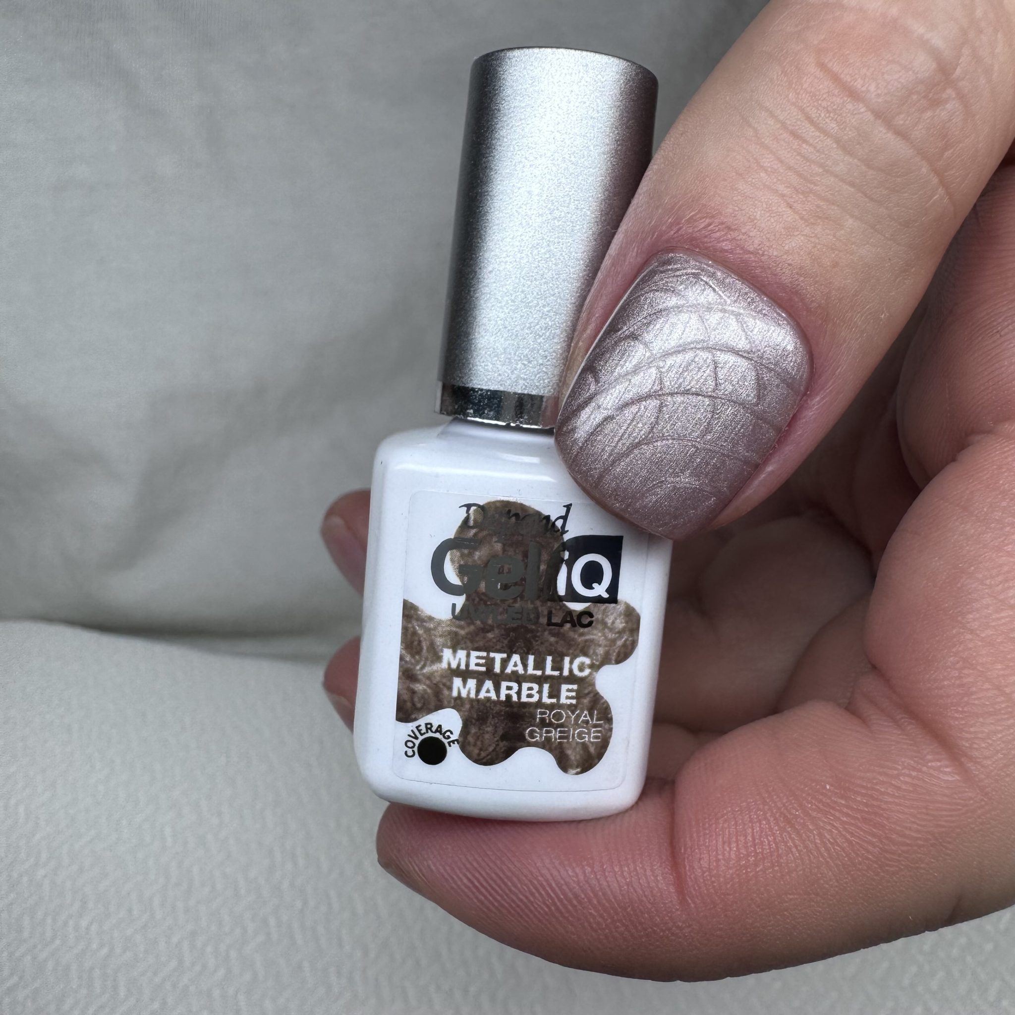 GEL IQ EFFECTS METALLIC MARBLE ROYAL GREIGE – Depend Cosmetic